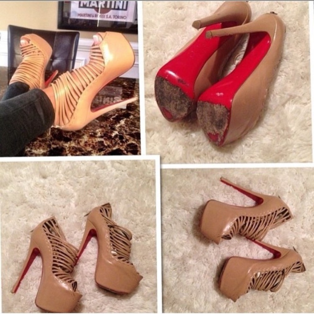 Christian Louboutin Zoulou 5 Inch Platforms - Gem